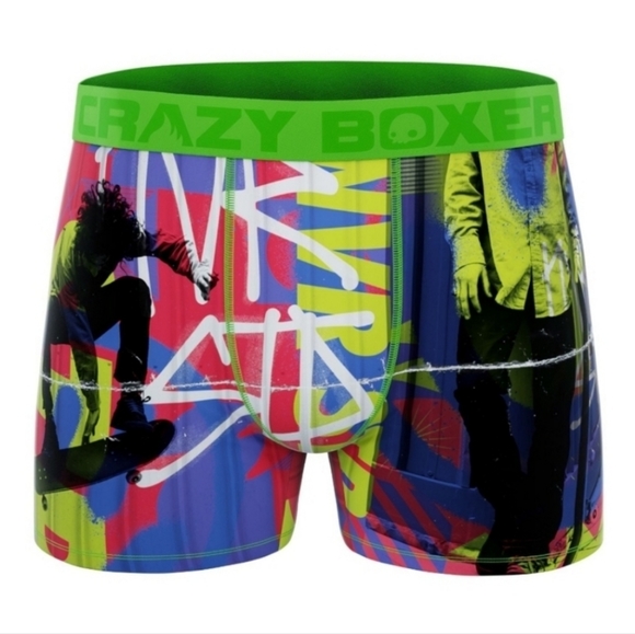 craxy boxer | Underwear & Socks | Nwt Crazy Boxer Mens Underwear Skate ...